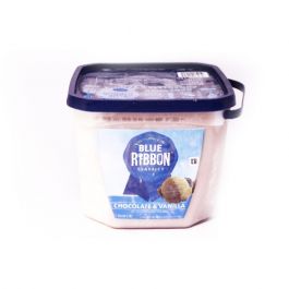 BLUE RIBBON CHOCOLATE & VANILLA ICE CREAM 1gal