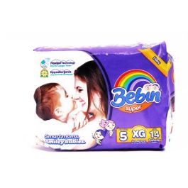 BEBIN DIAPERS XL #5 14'S
