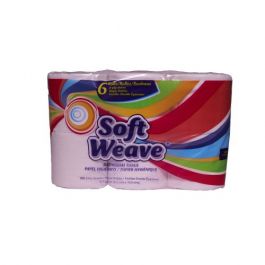 SOFT WEAVE 6PK TOILET PAPER